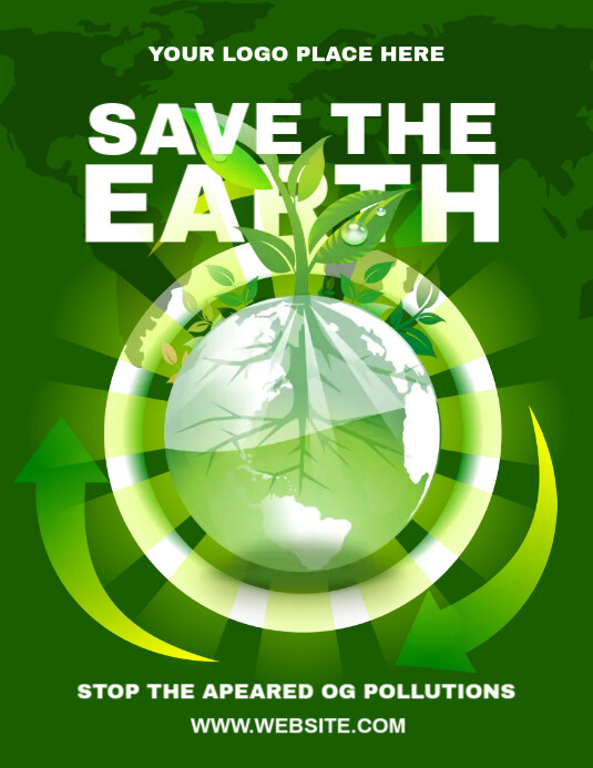 Save The Earth flyer Template | PosterMyWall