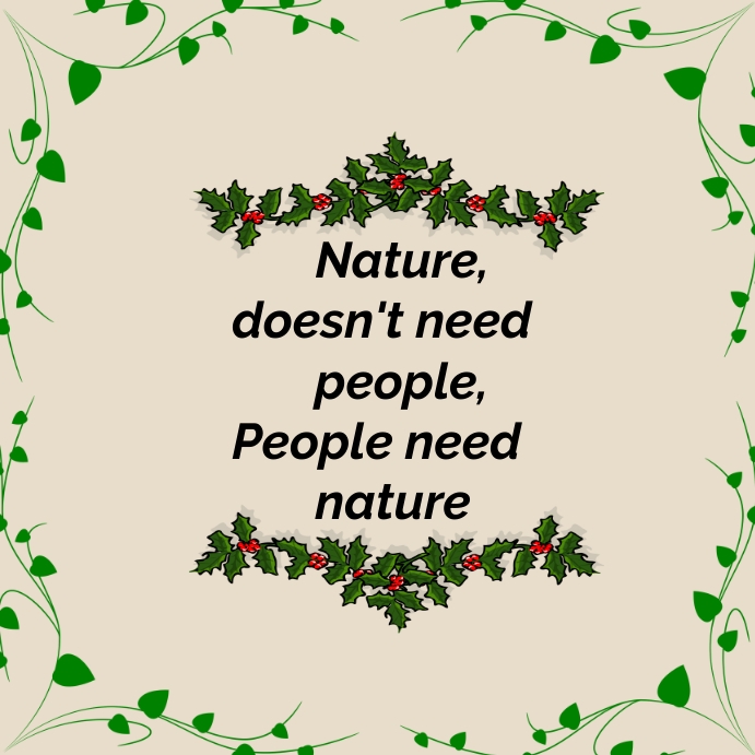 Copy of Save the Nature | PosterMyWall