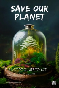 Save The Planet Poster Template | PosterMyWall