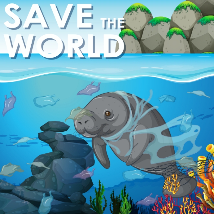 Save the world poster design template | PosterMyWall