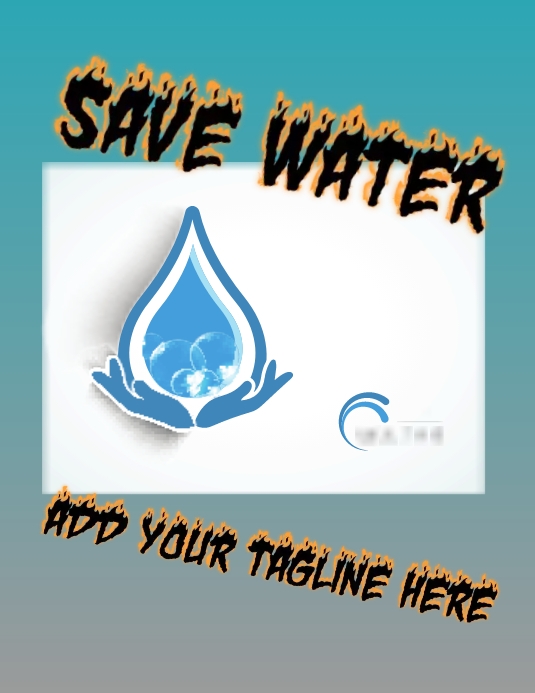 Save water Template | PosterMyWall