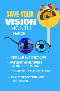 Save Your Vision Month Template | PosterMyWall