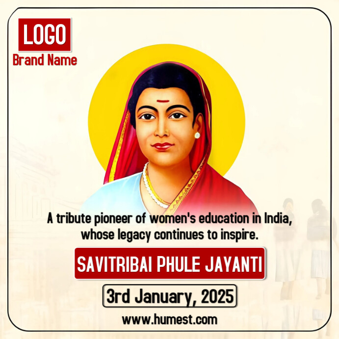 Modèle Savitribai Phule Jayanti Design | PosterMyWall