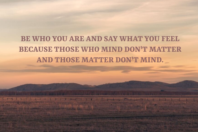 SAY AND MIND QUOTE TEMPLATE | PosterMyWall