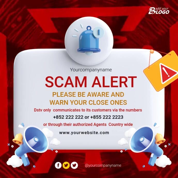 Scam Alert Instagram Video Post Template | PosterMyWall
