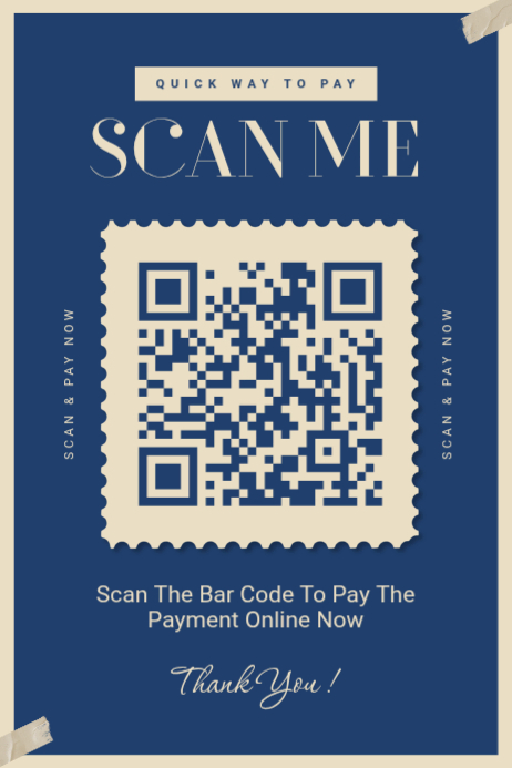 Scan And Pay The Payment Poster Template | PosterMyWall