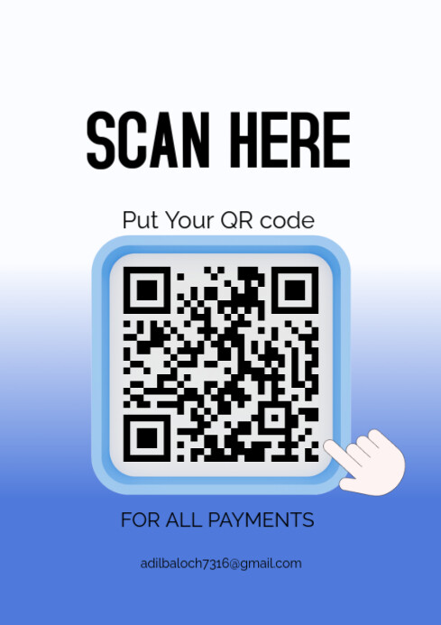 Scan here Template | PosterMyWall