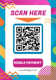Scan QR Here Template | PosterMyWall