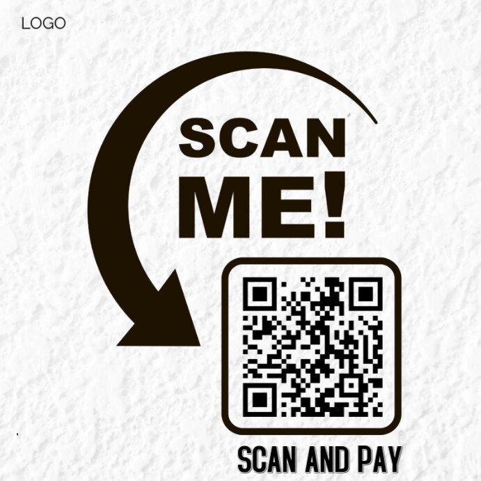 Plantilla de Scan here | PosterMyWall