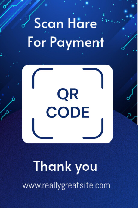 SCAN HERE TEMPLETE POSTER Template | PosterMyWall