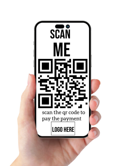 Scan me for payment template | PosterMyWall
