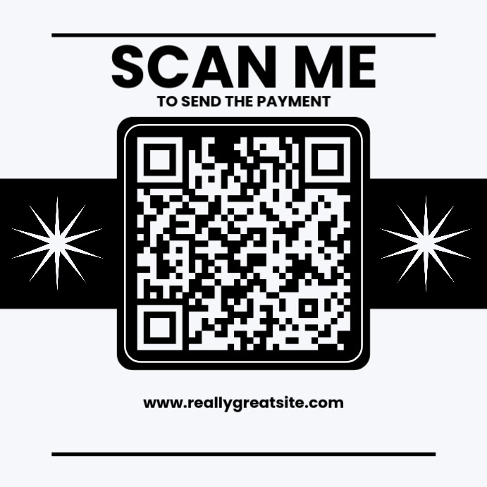 Scan me QR code template | PosterMyWall