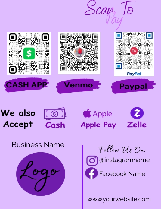 Scan To Pay Template | PosterMyWall