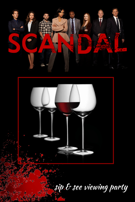 Scandal Viewing Party | PosterMyWall