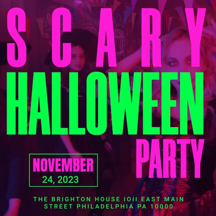 scary halloween party / halloween flyer Template | PosterMyWall
