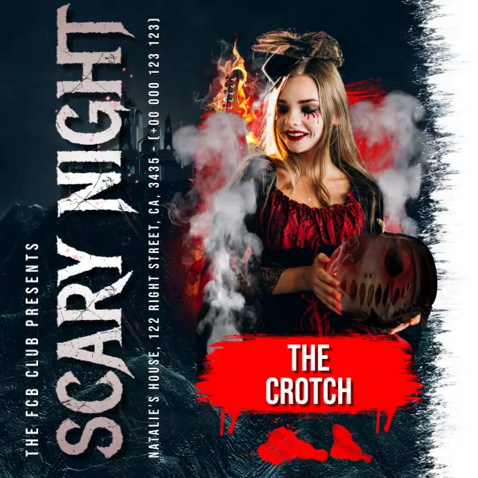 Copy of Scary Night Party Event | PosterMyWall