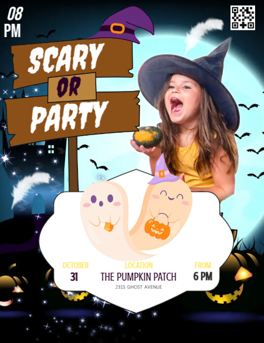 Scary Party Ads Template | PosterMyWall