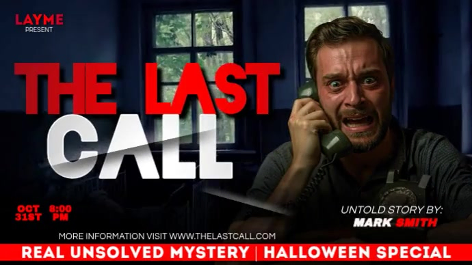 Scary Phone Call Horror Thumbnail Template | PosterMyWall