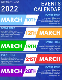 SCHEDULE Template | PosterMyWall