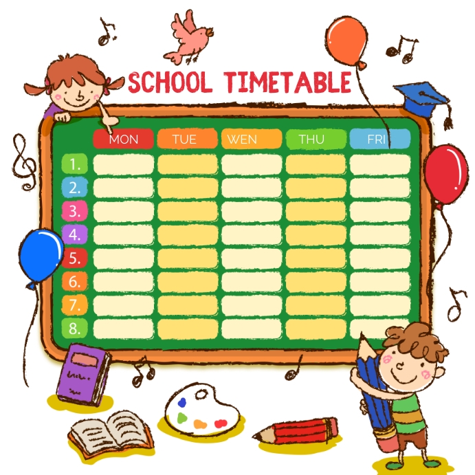 Copy of Schedule Template | PosterMyWall