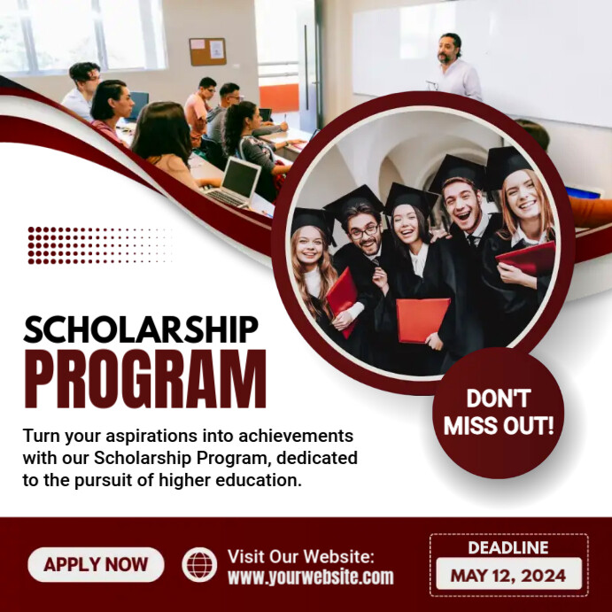 Scholarship Template | PosterMyWall