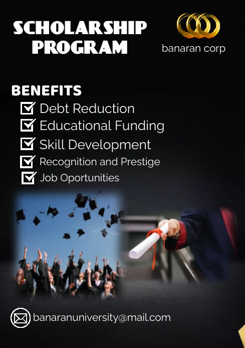 Scholarship Template | PosterMyWall