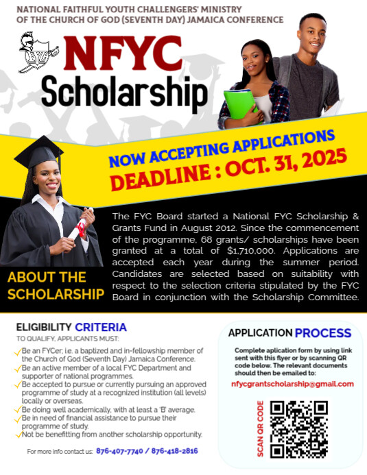 Scholarship Flyer Template | PosterMyWall