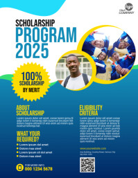 Scholarship Flyer Template | PosterMyWall