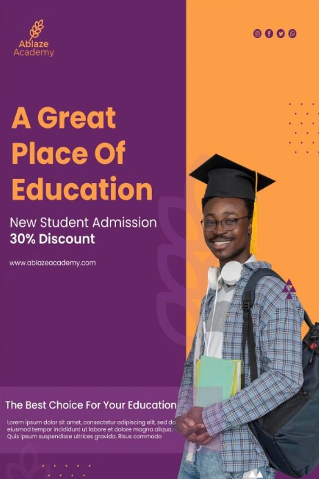 Scholarship Poster Template | PosterMyWall