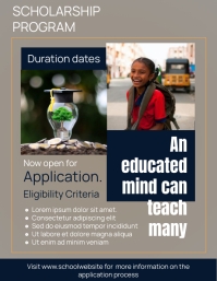 Scholarship Program Template | PosterMyWall