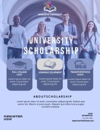 Scholarship program poster design template | PosterMyWall