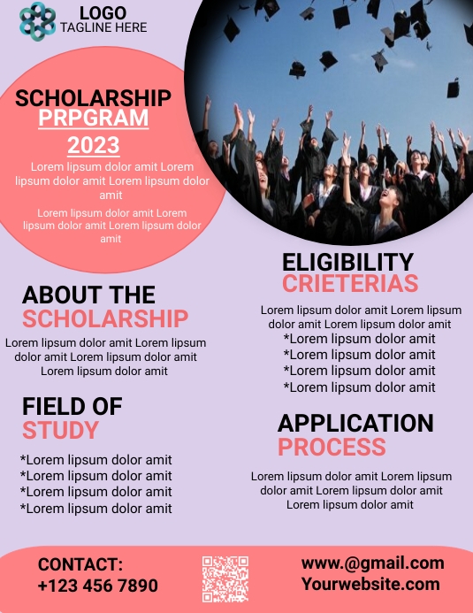 Scholarship program Template | PosterMyWall