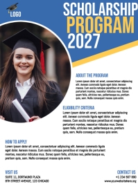 Scholarship Anouncement Advertisement Template | PosterMyWall