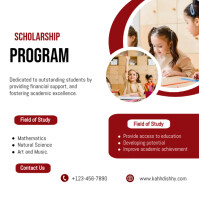 scholarship program template | PosterMyWall