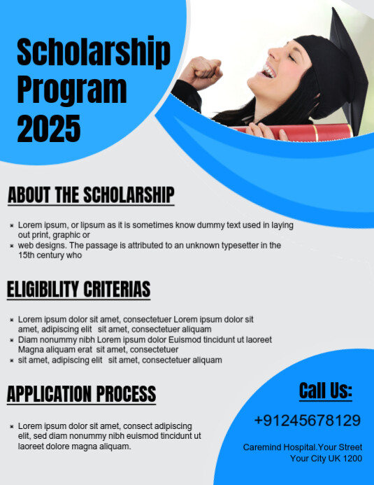 Copy of Scholarship Program | PosterMyWall