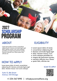 Scholarship Anouncement Advertisement Template | PosterMyWall
