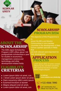 Scholarship Program Poster Template | PosterMyWall