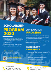 Scholarship Program Flyer Design Template | PosterMyWall