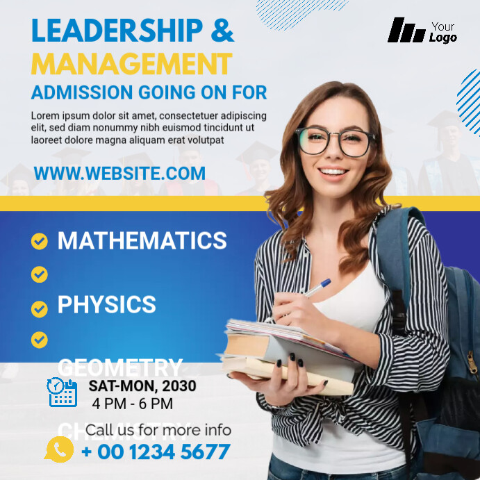 Scholarship Program Flyer Template | PosterMyWall