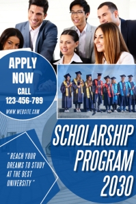 Scholarship Program Poster Template | PosterMyWall