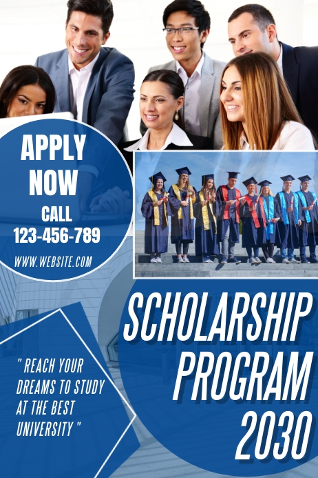 Scholarship Program Poster Template | PosterMyWall