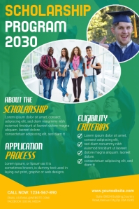 Scholarship Program Poster Template | PosterMyWall