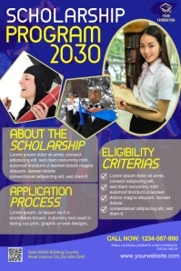 Scholarship Program Poster Template | PosterMyWall