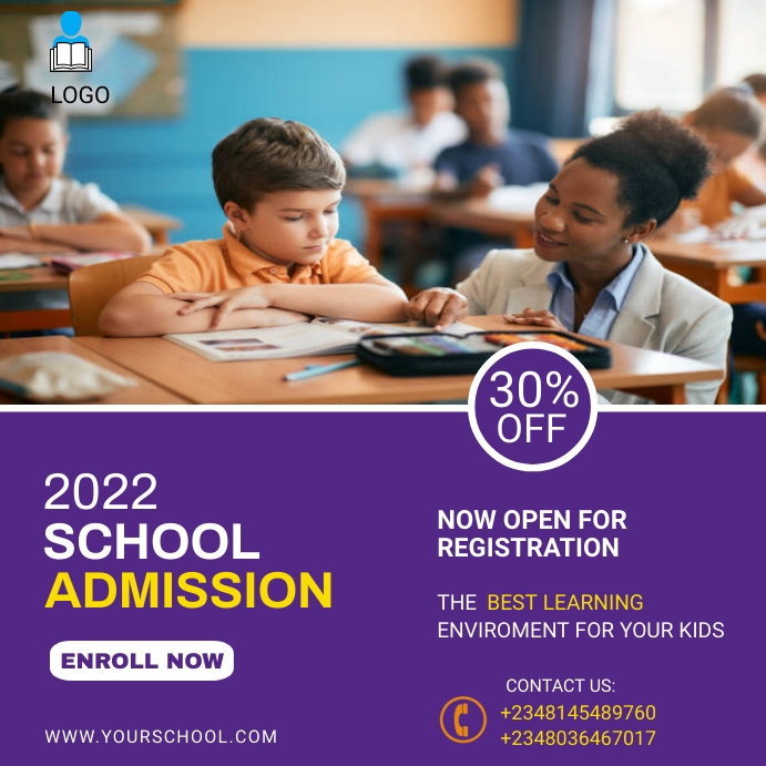 SCHOOL (2) Template | PosterMyWall