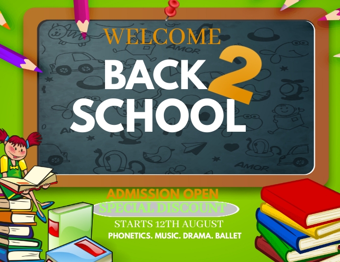 school (9) Template | PosterMyWall