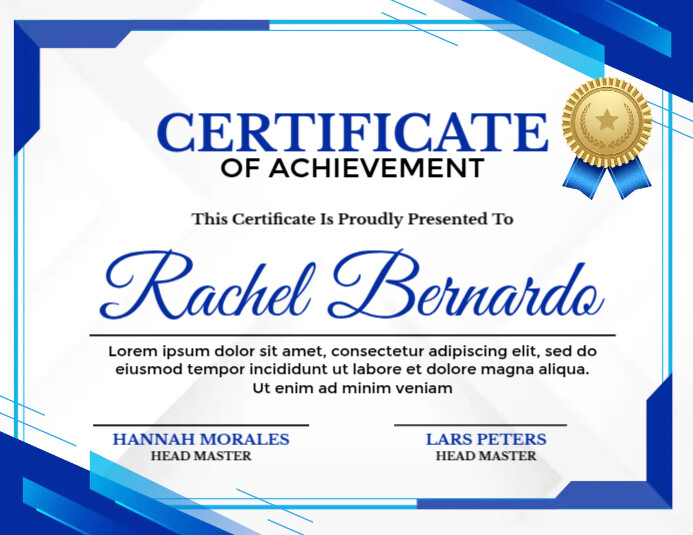 School Achievement Template | PosterMyWall