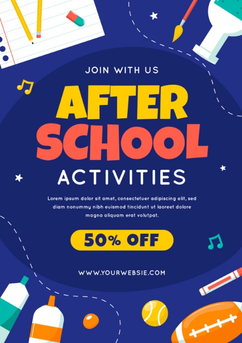 SCHOOL ACTIVITY Template | PosterMyWall