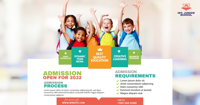 Copy of School Admission Ad | PosterMyWall