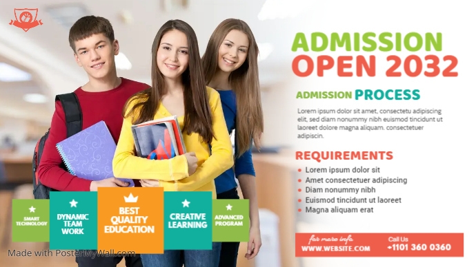 School Admission Ad Template | PosterMyWall