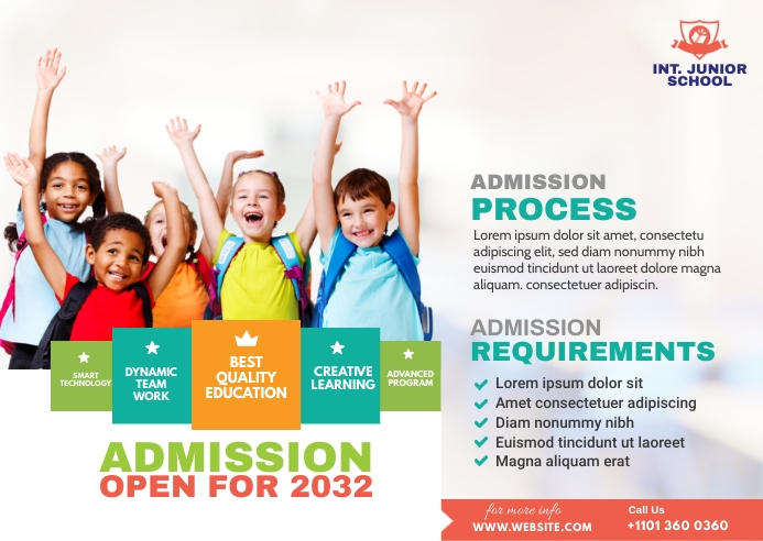 Copy of School Admission Ad | PosterMyWall